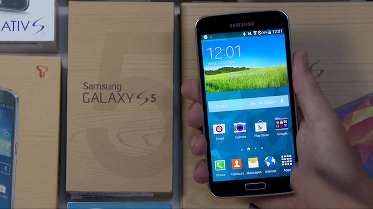 Así es Android L funcionando en un Samsung Galaxy S5