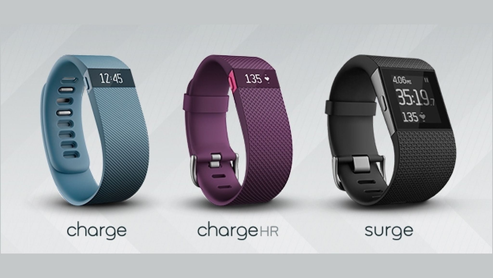 Fitbit Charge, Charge HR y Surge, más wearables para todos