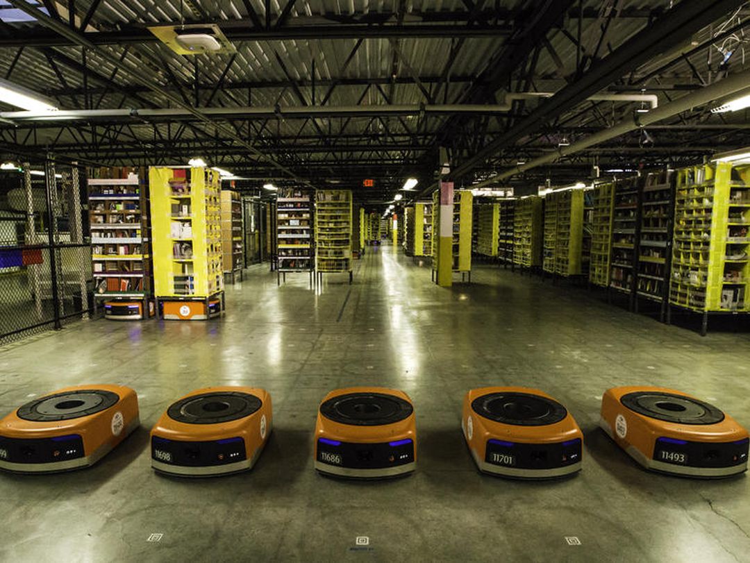 Así son los empleados del mes en Amazon: los robots Kiva