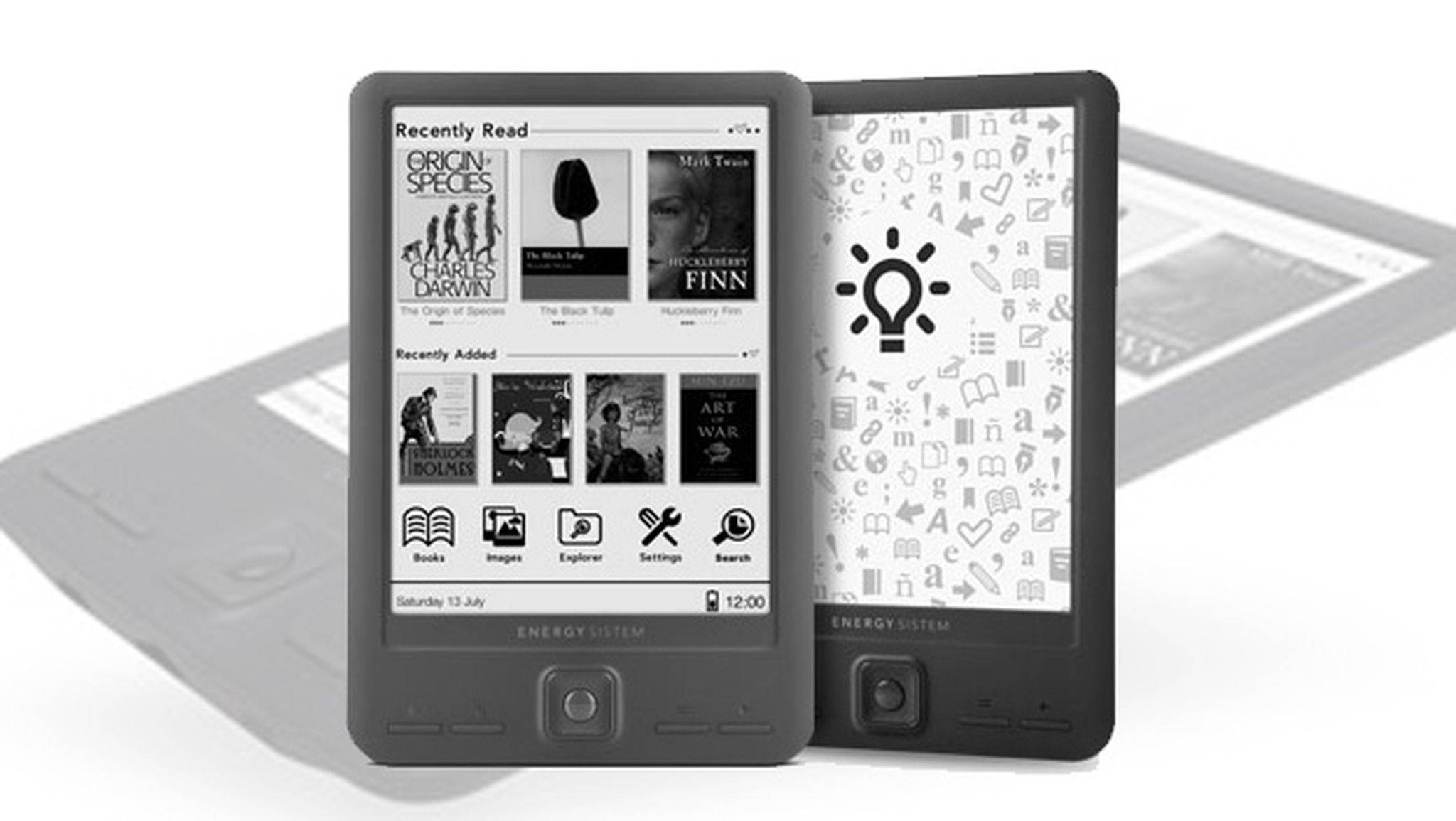 eReaders Energy Slim y Screenlight con 1500 libros de regalo