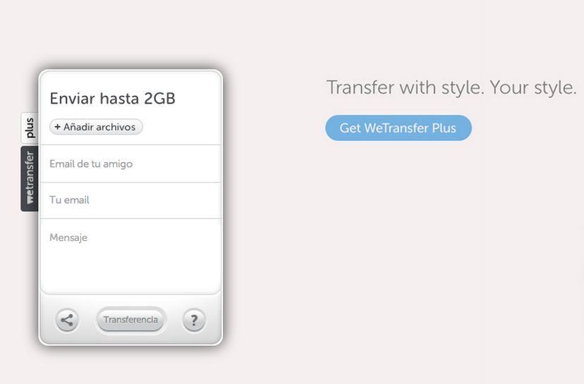 Cómo compartir archivos grandes con WeTransfer y Dropbox