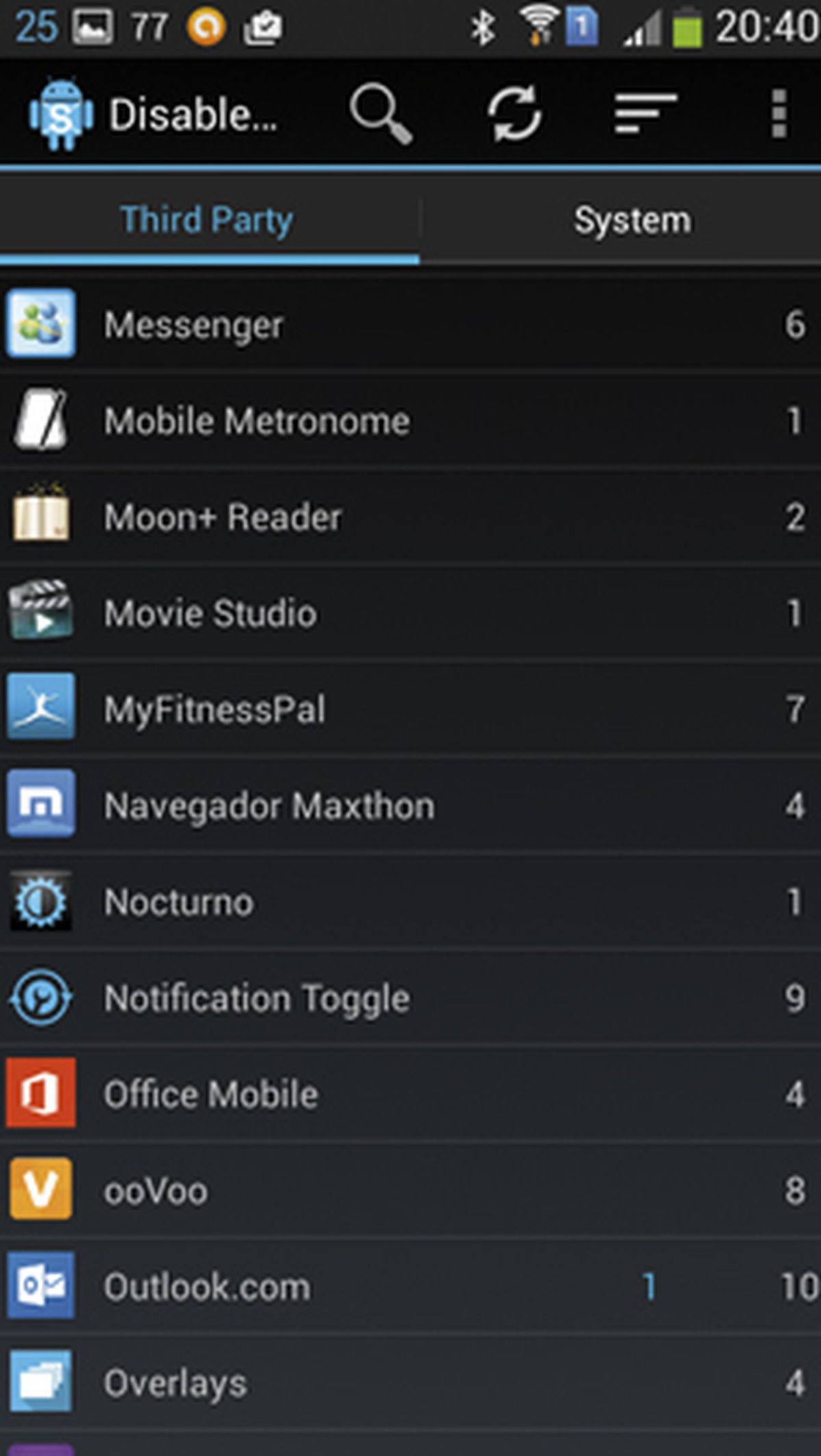 Optimiza el rendimiento de tu Android con Disable Service