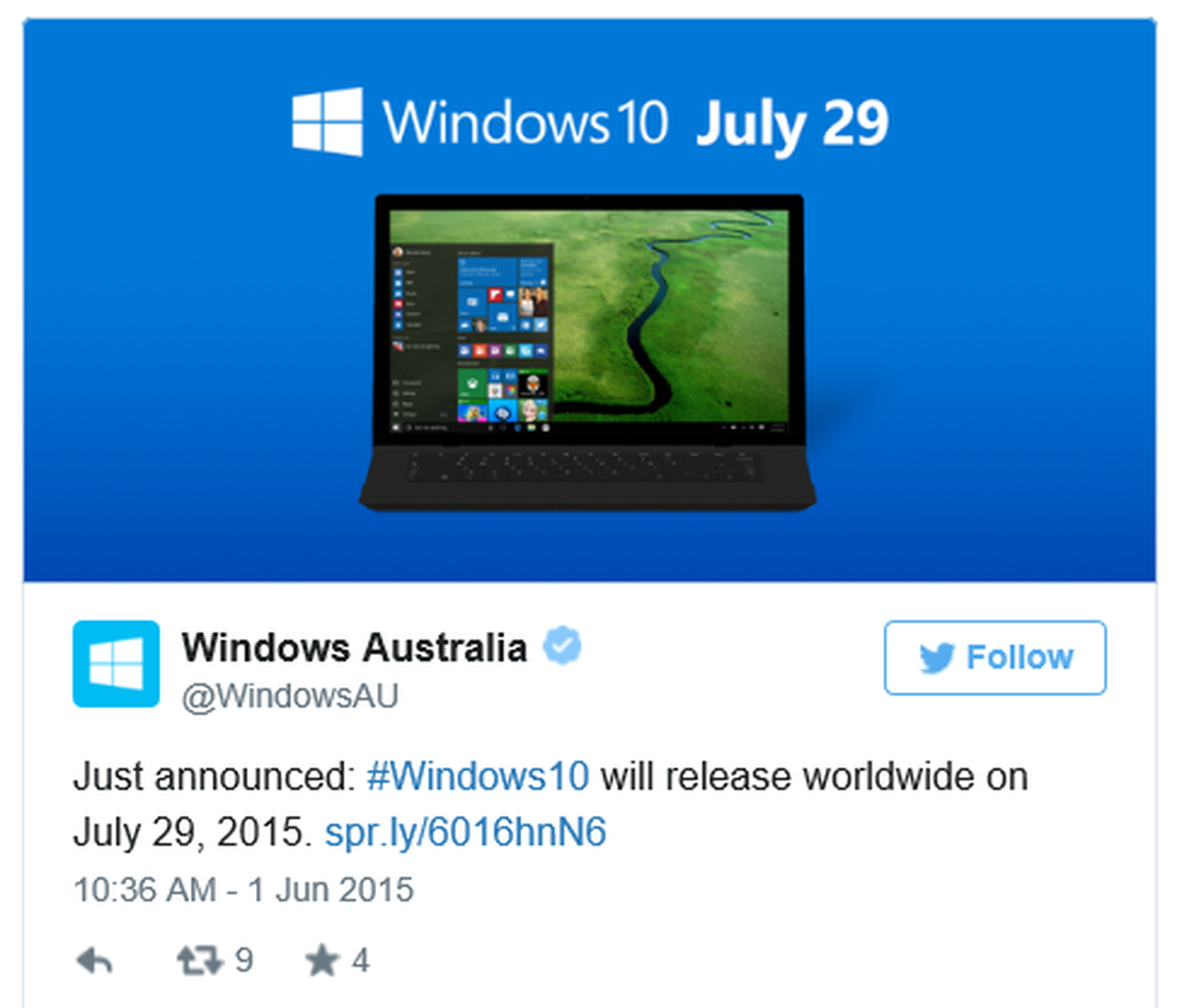 Windows 10: Se filtra su fecha de lanzamiento y precio