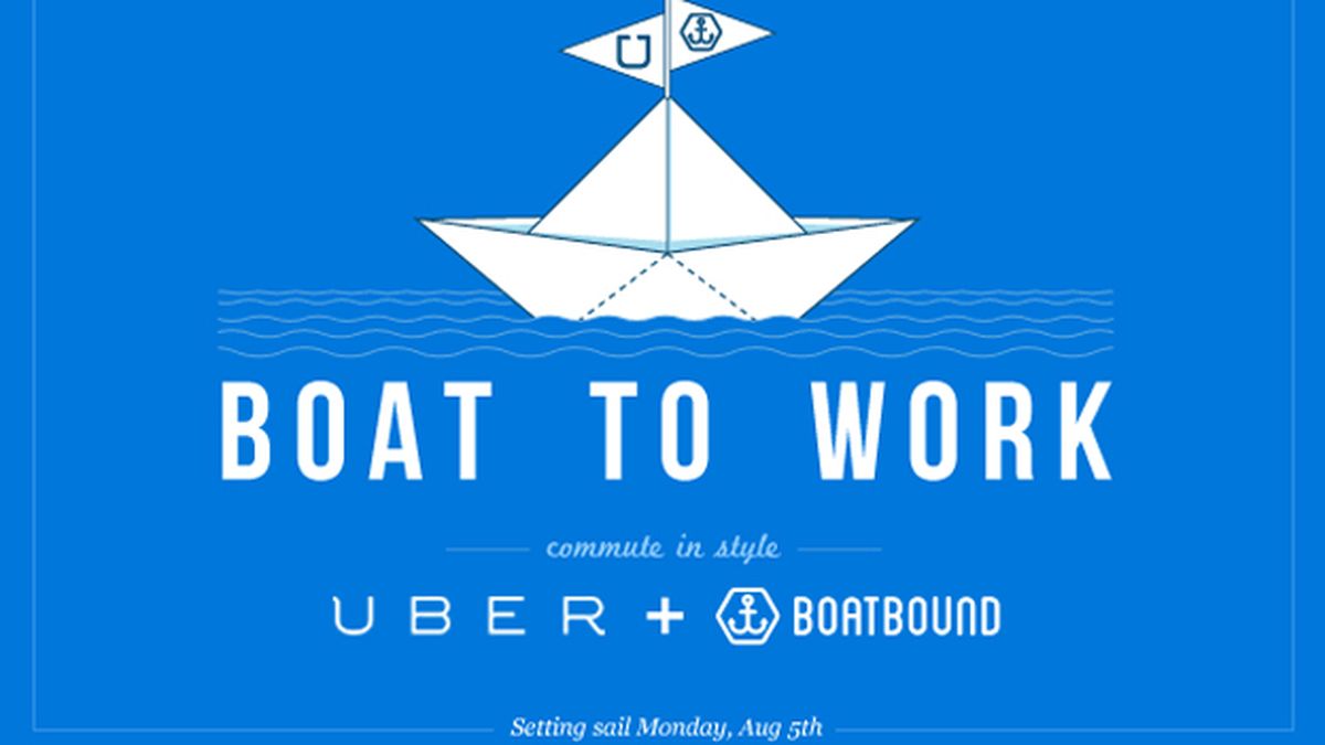 Uber llega a los mares con su nuevo servicio UberBOAT