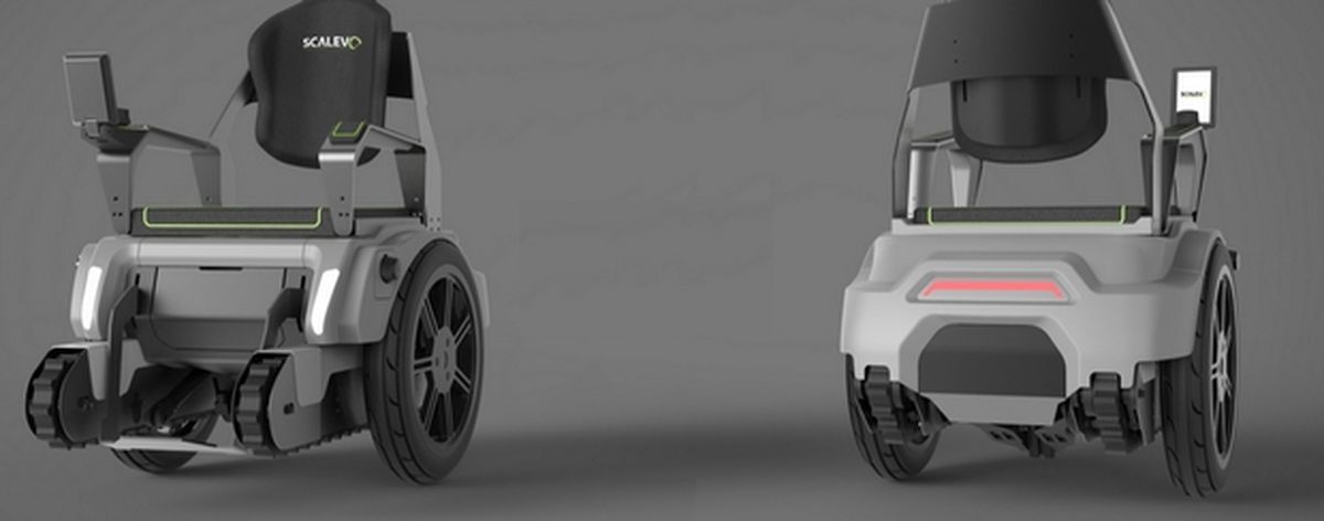 Scalevo, la silla de ruedas que sube escaleras (vídeo)