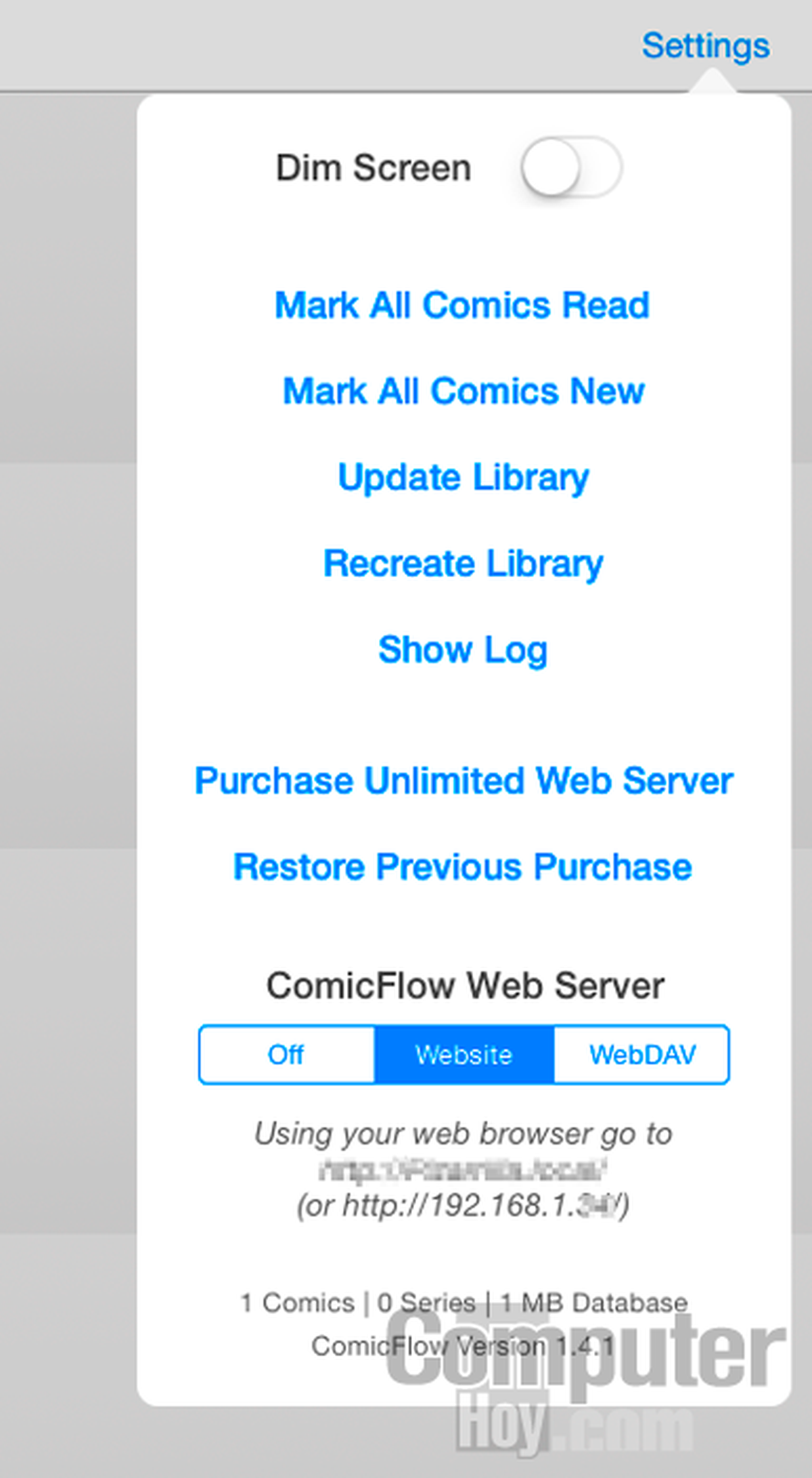 Lee tus cómics desde el ordenador, smartphone o tablet