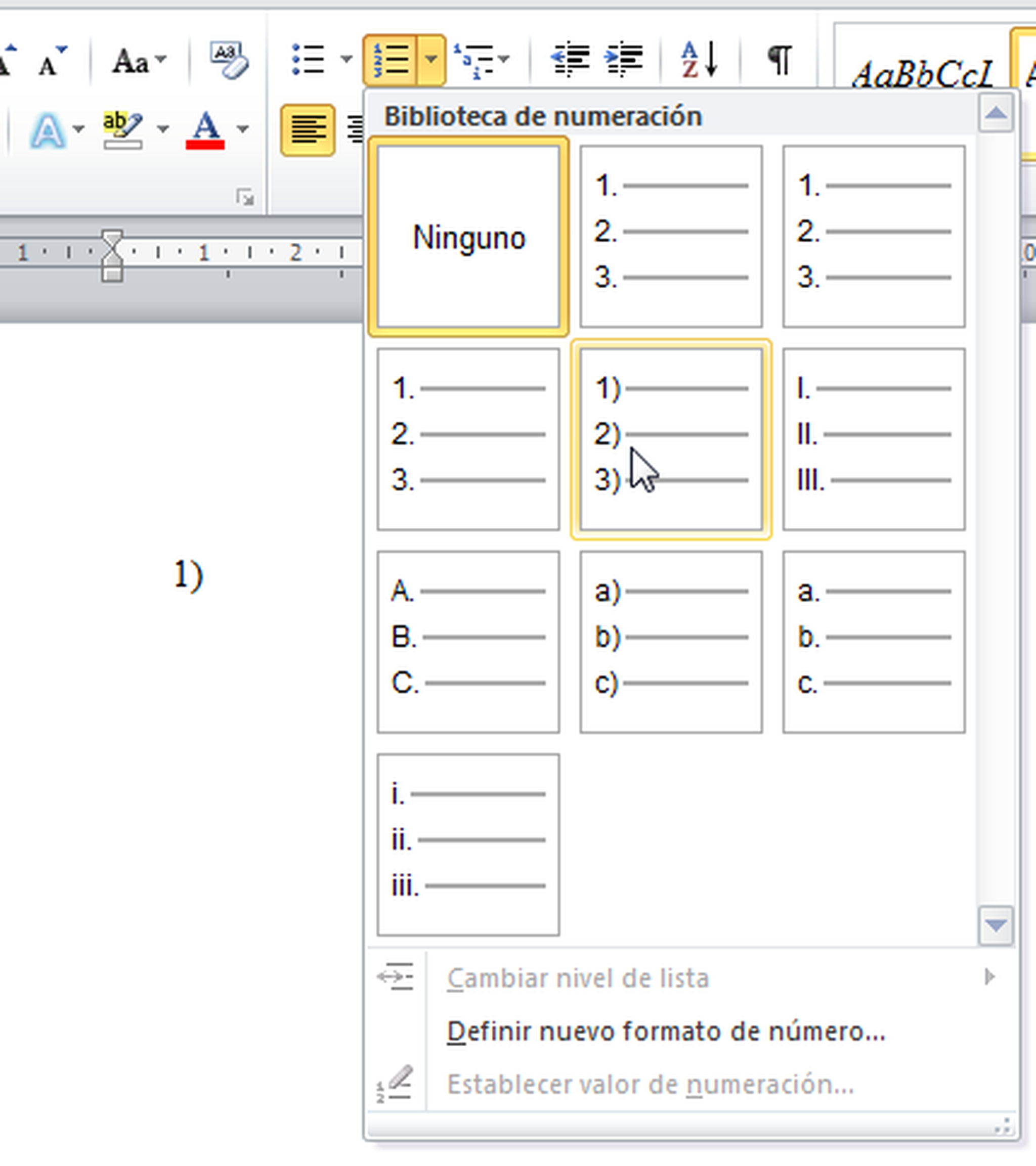 Cómo crear y gestionar listas numeradas en Word