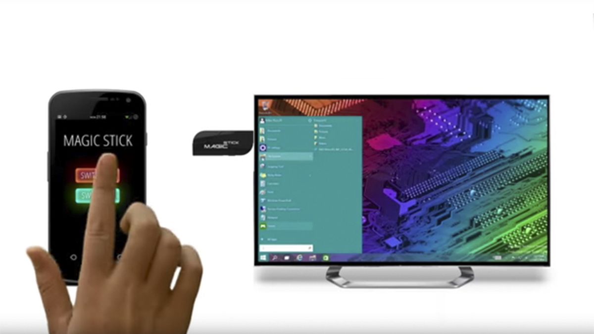 MagicStick, el PC de bolsillo con Windows 10 y 8 GB de RAM