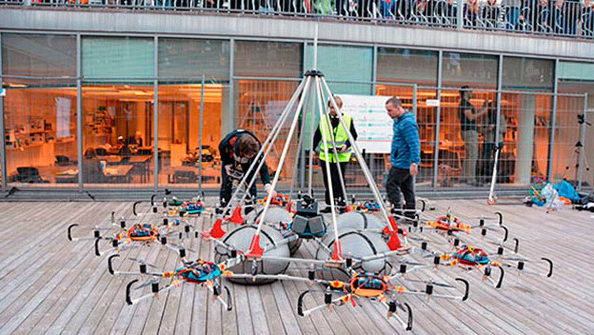 Megacopter, el dron que puede levantar más de 60 kg
