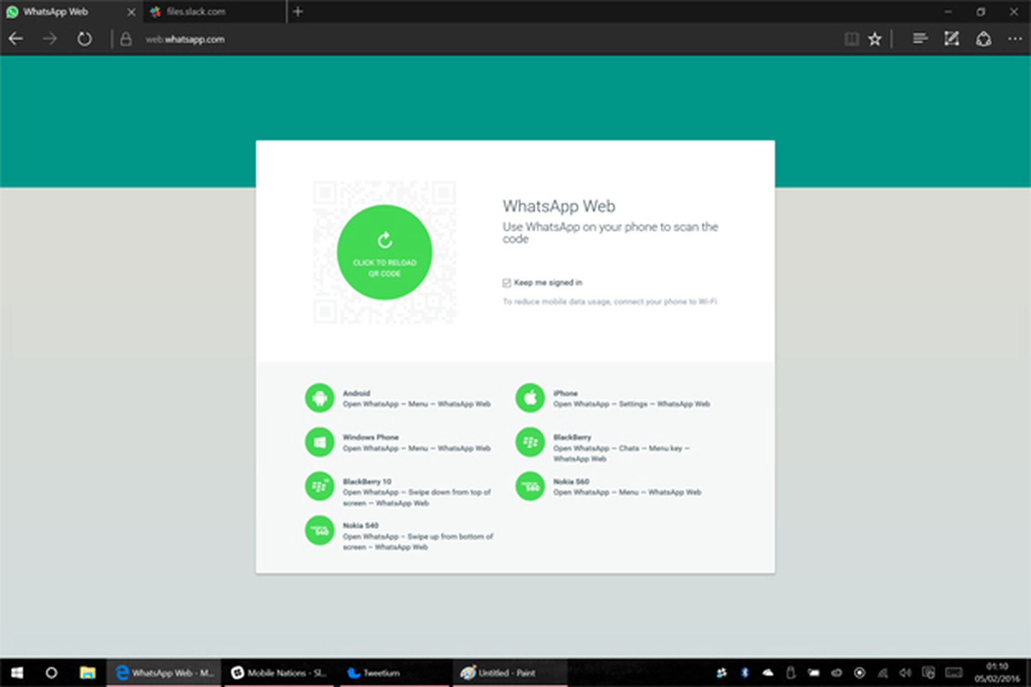 WhatsApp Web ya es del todo compatible con Windows 10