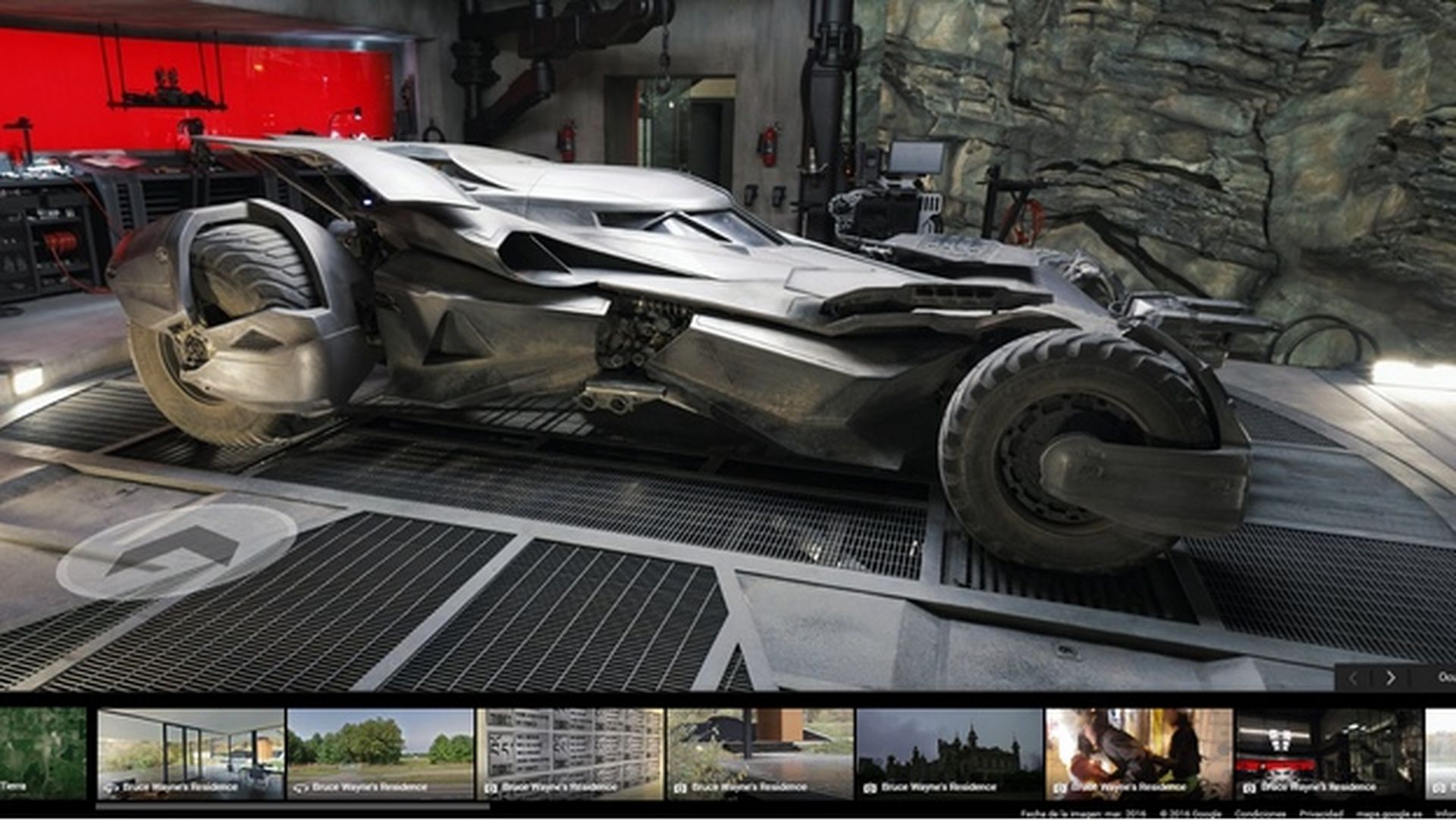 Encuentran la Batcueva y el Batmóvil en Google Maps