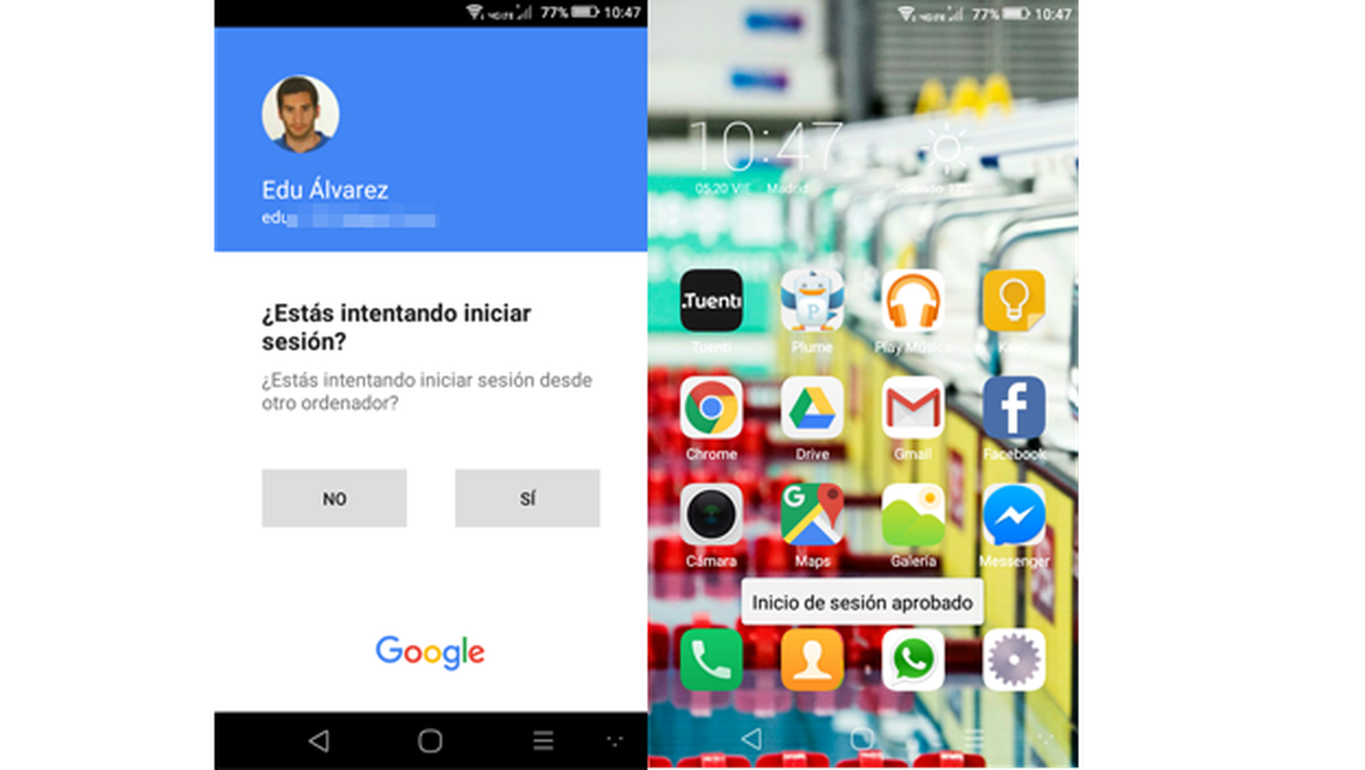 Usa tu móvil para iniciar sesión en Google sin contraseña