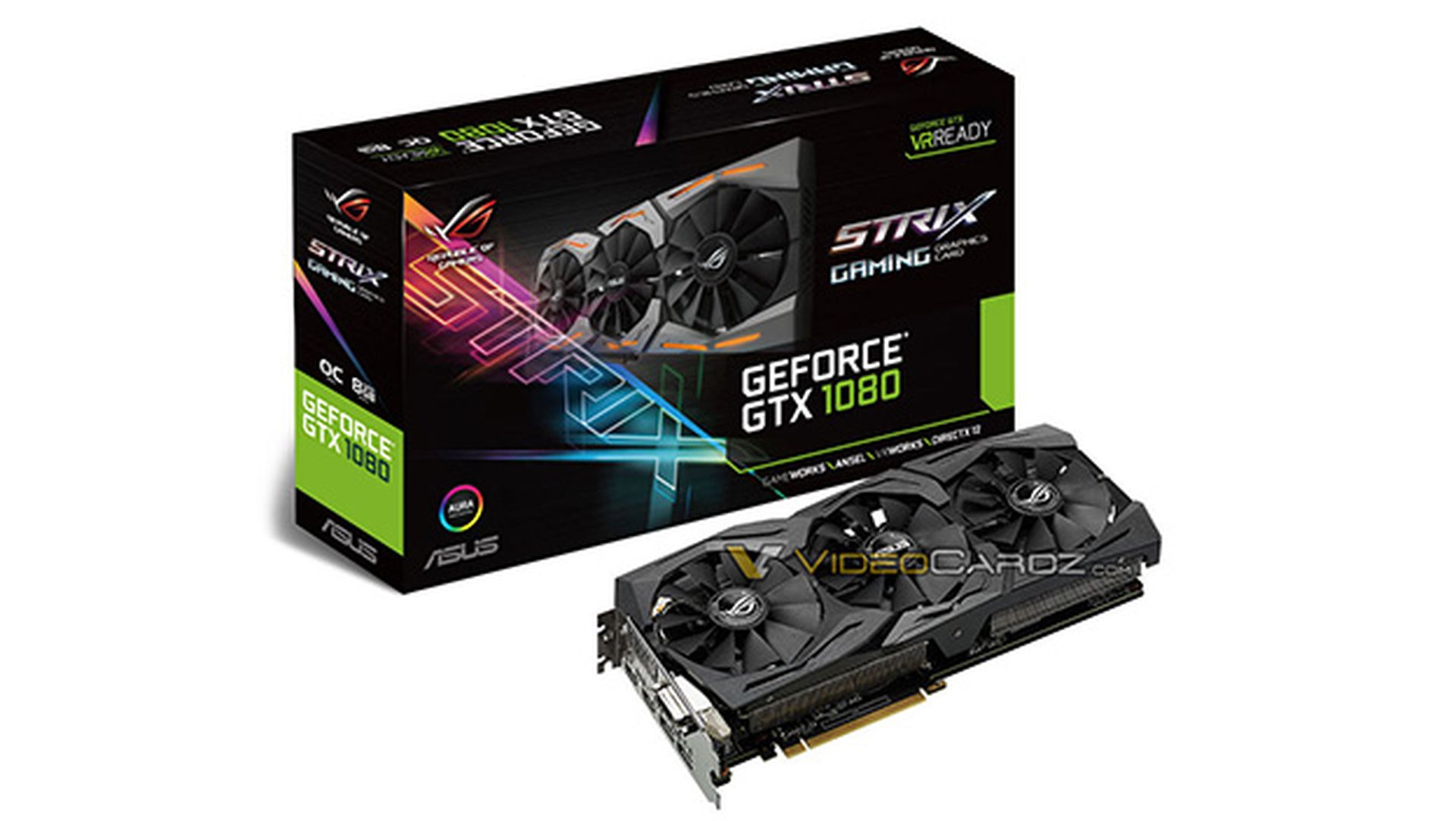 Asus GTX 1080 ROG STRIX llega con disipador mejorado y RGB