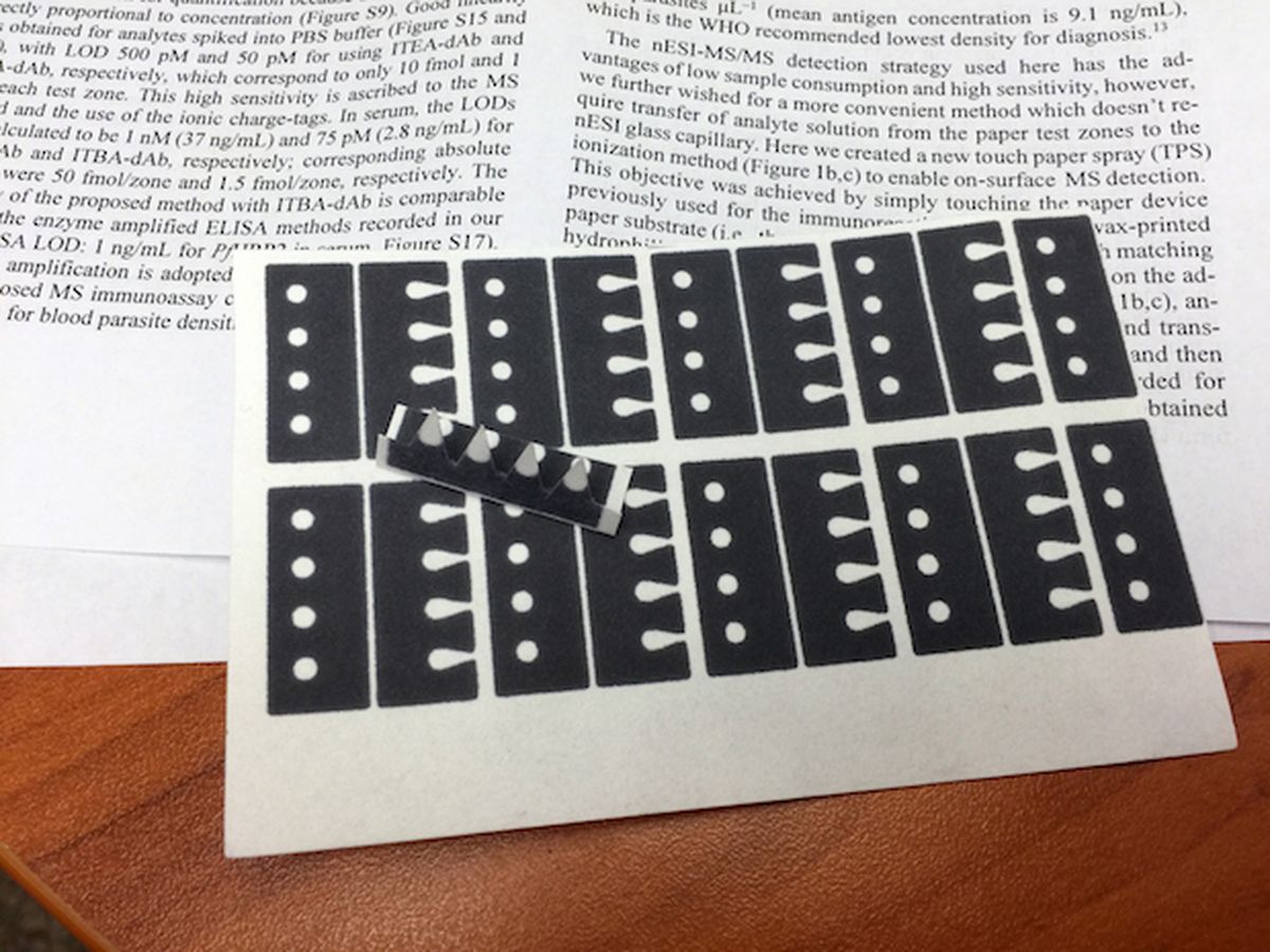 Diseñan una prueba de papel para diagnosticar cáncer y malaria