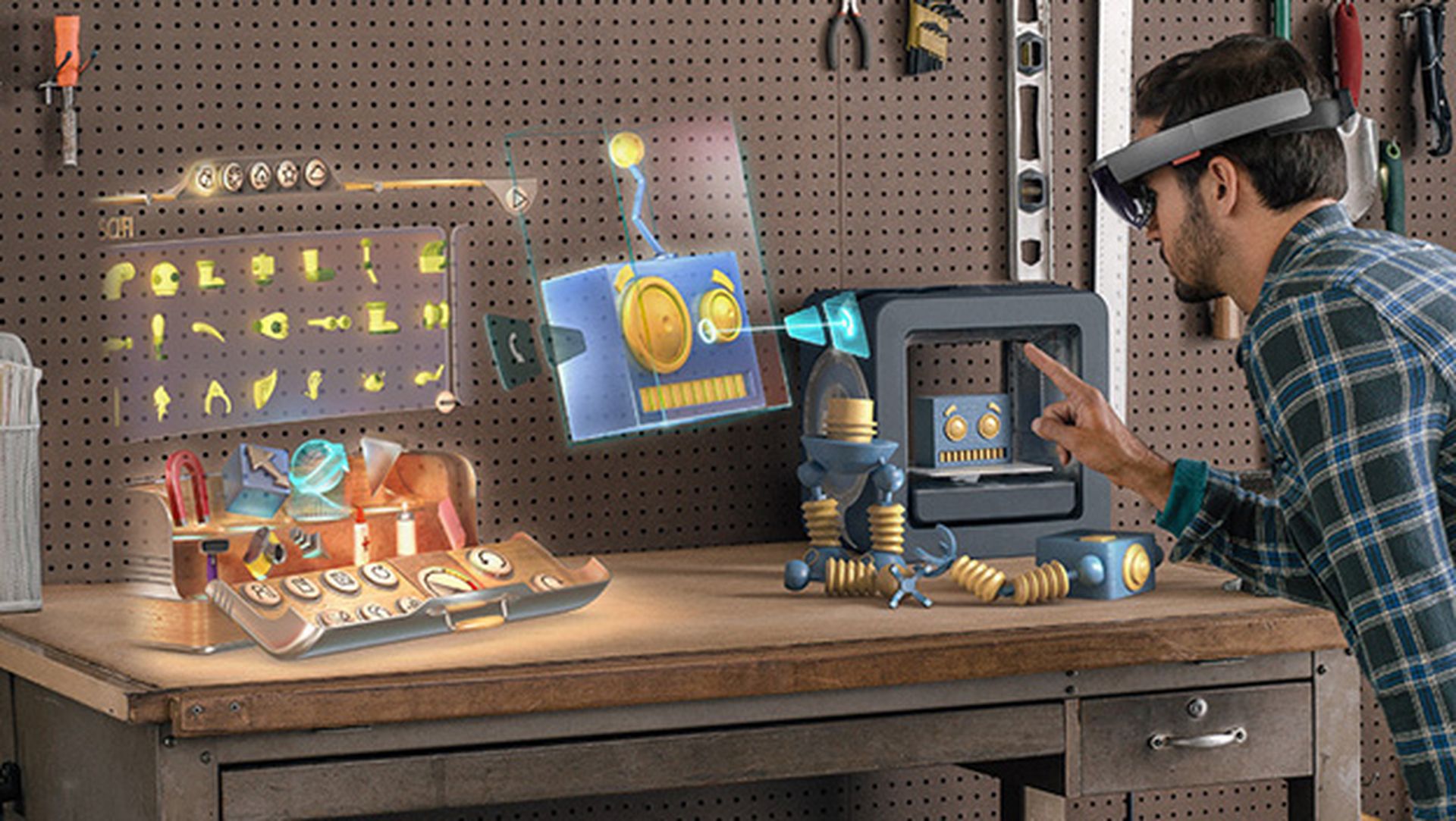 Así es como funciona la óptica de Microsoft HoloLens