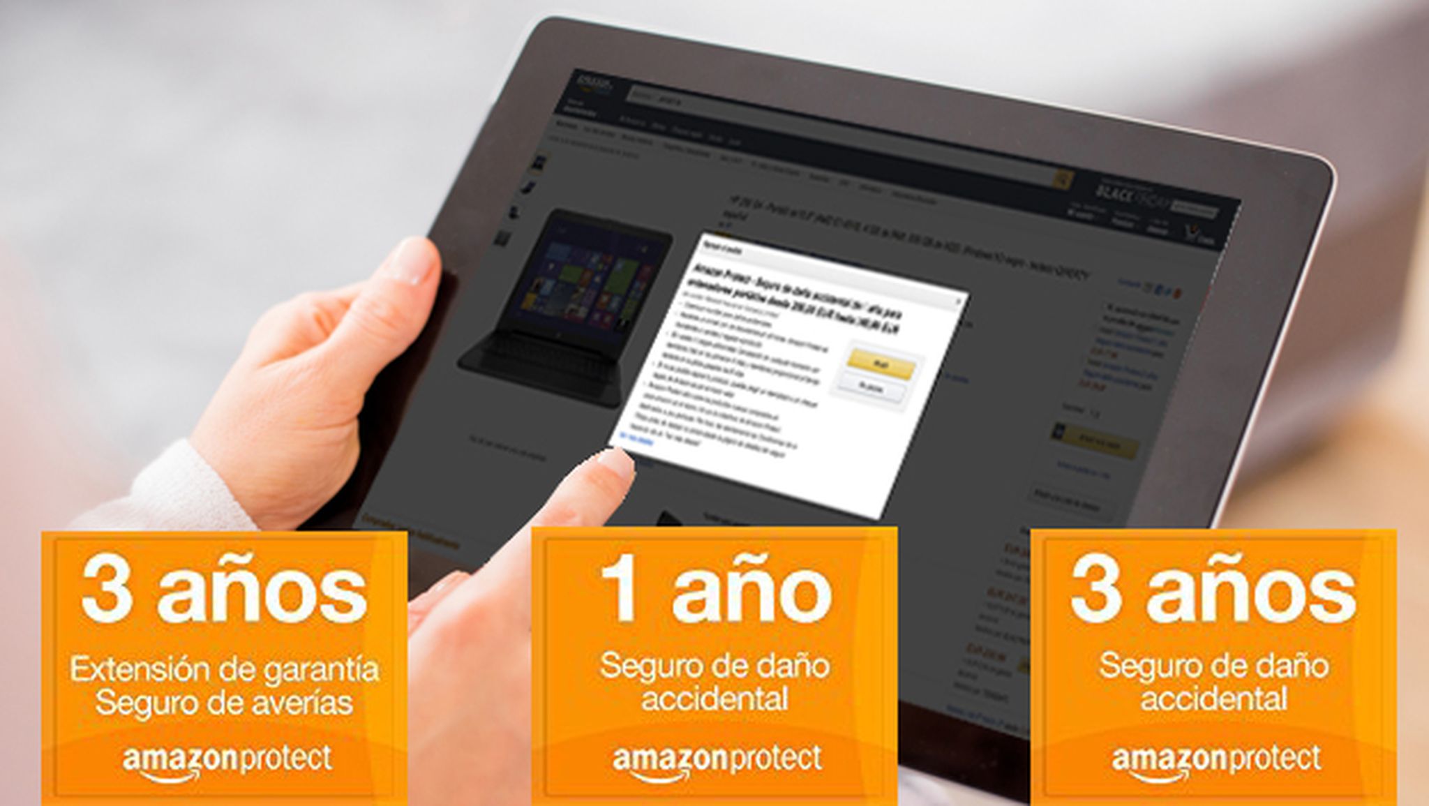 Amazon Protect, el seguro de Amazon para los productos tecnológicos