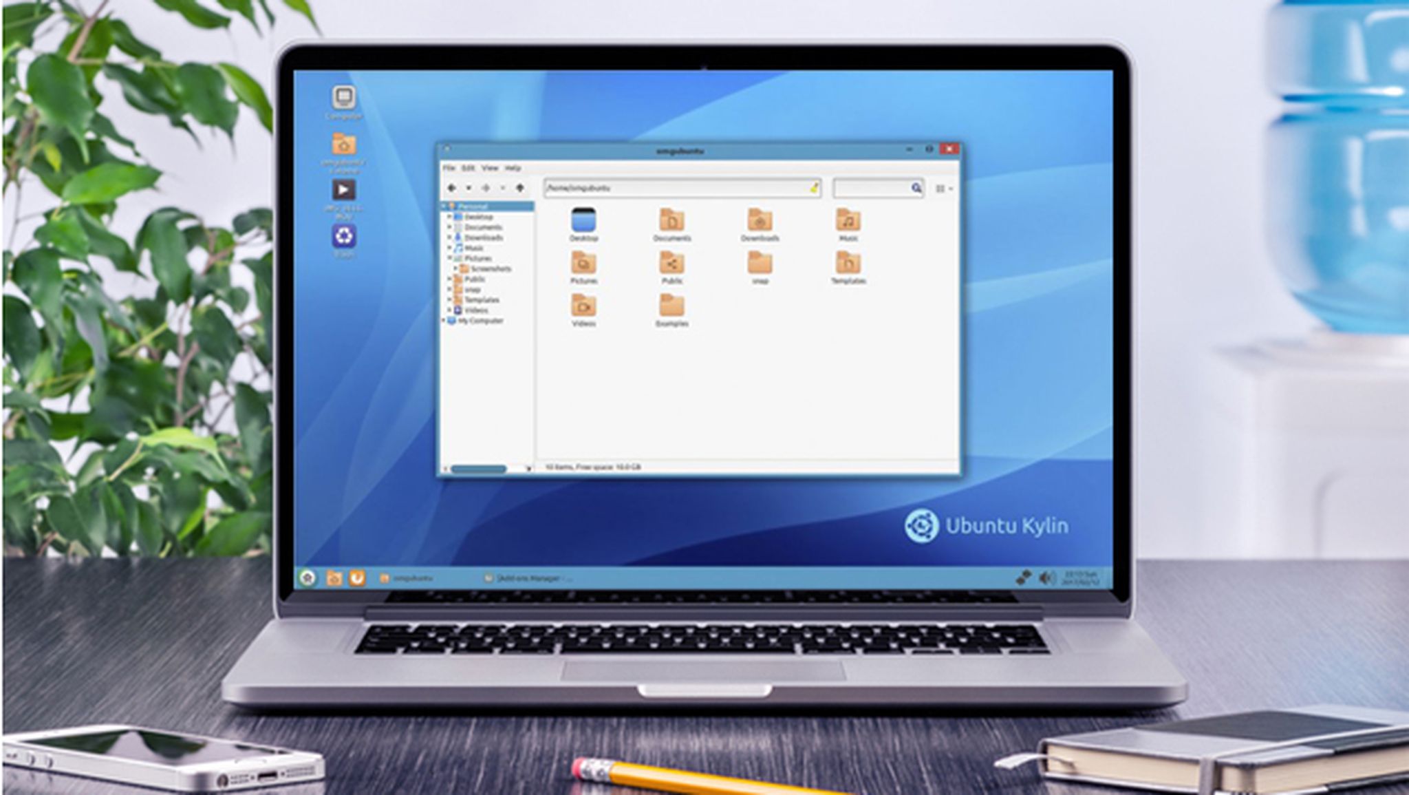 UKUI, el entorno de escritorio para Linux parecido a Windows 7