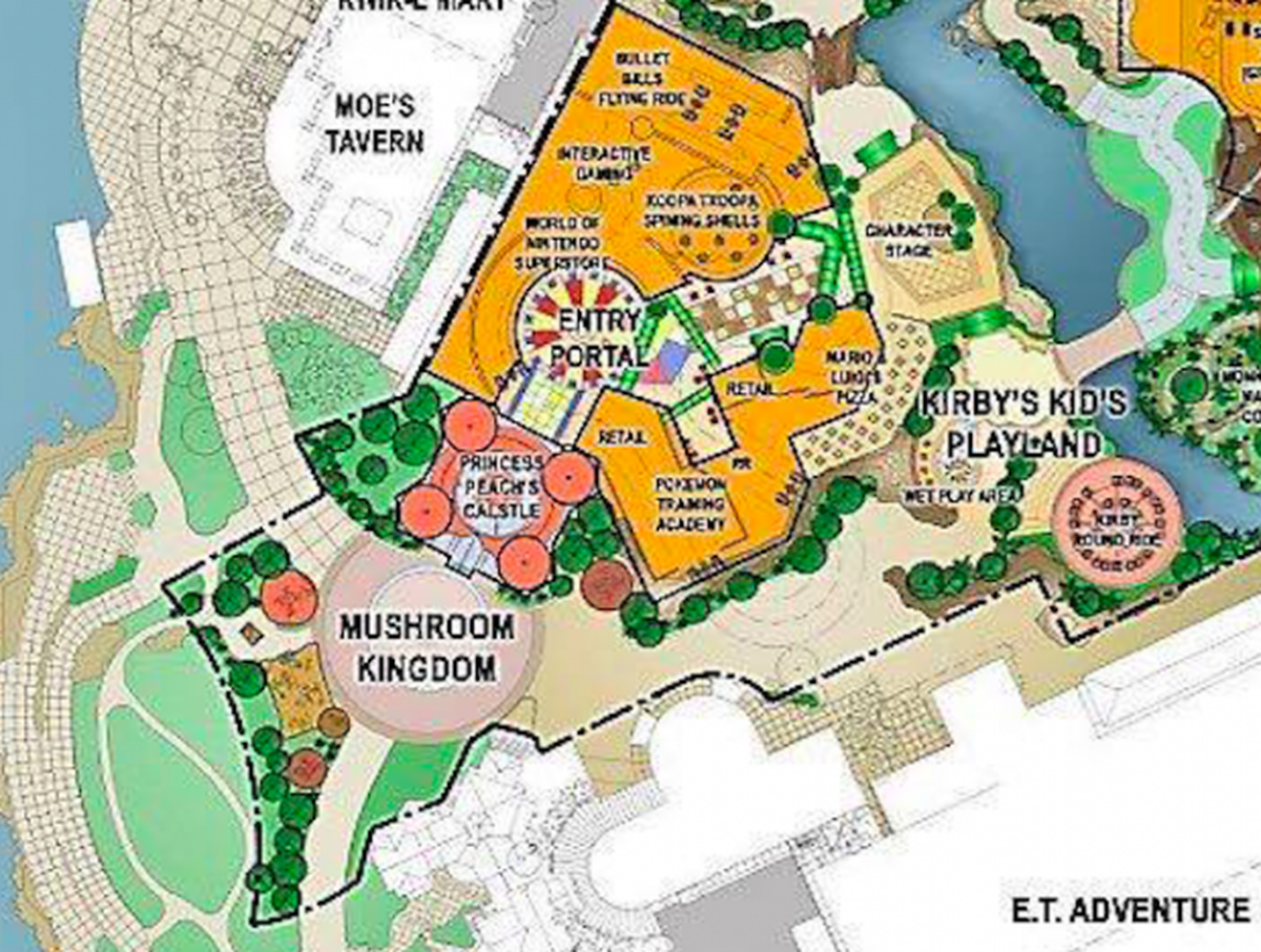 Así sería Super Nintendo World, parque temático de Nintendo en Japón