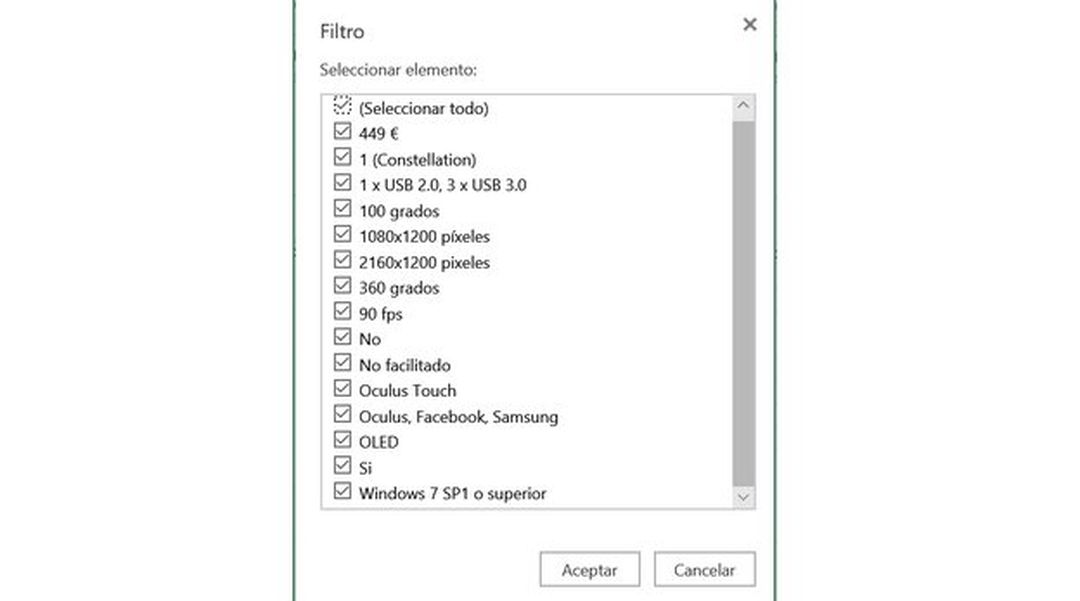 Cómo filtrar datos en Excel