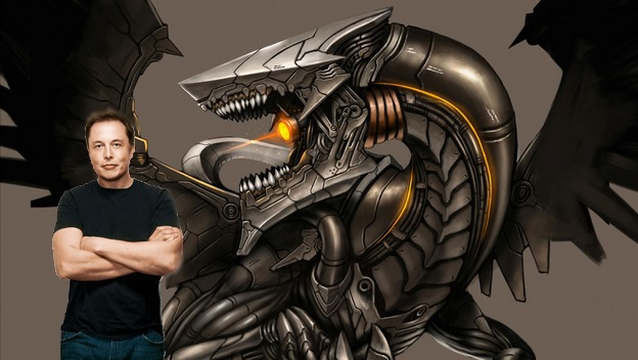 Elon Musk está construyendo un dragón cyborg