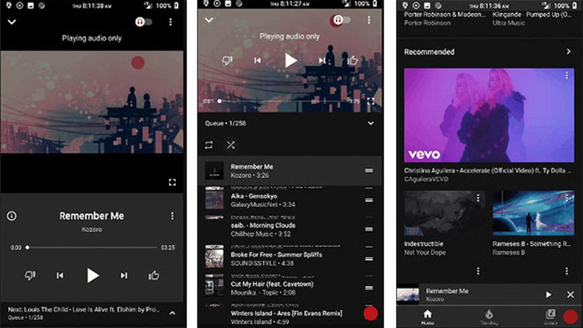 Así es el nuevo diseño de la interfaz de YouTube Music