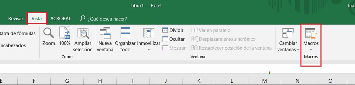 Cómo crear una macro en Excel