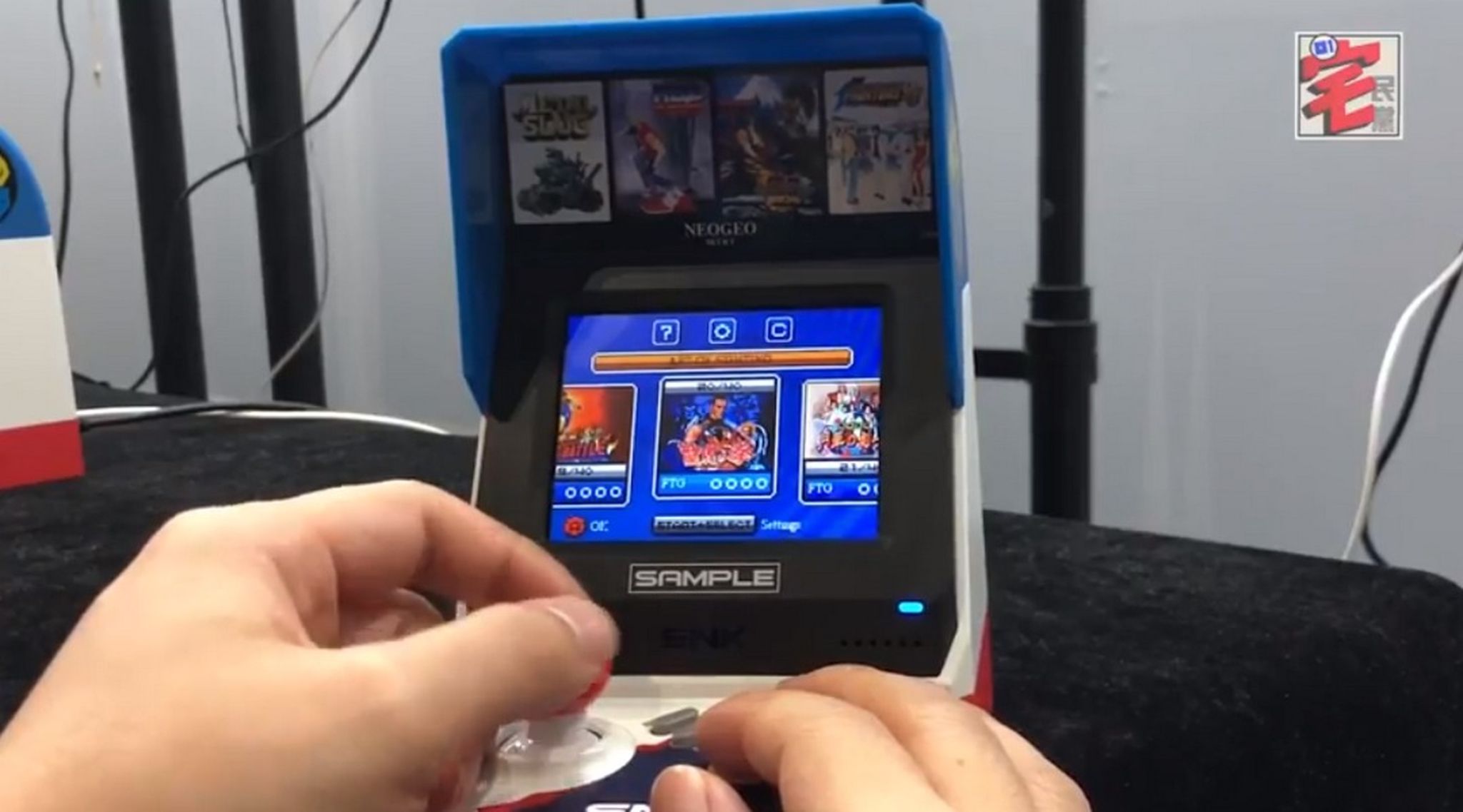 Primer vídeo de Neo Geo Mini en funcionamiento, así luce su mini pantalla