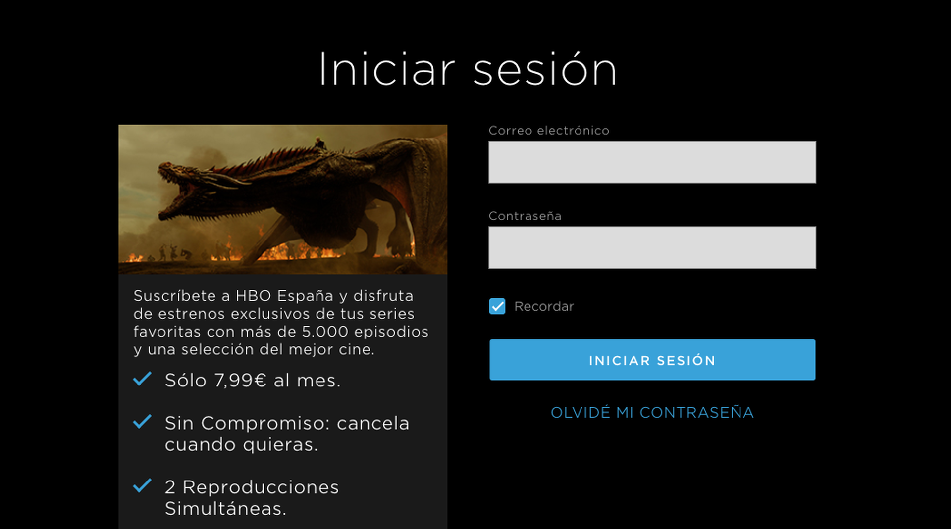 Iniciar sesión en HBO: así puedes acceder a tu cuenta