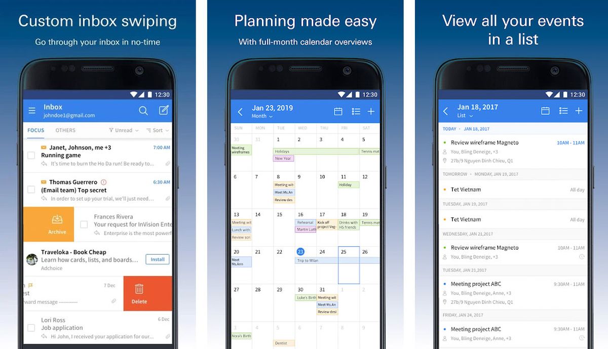 Las mejores aplicaciones extra-oficiales de Hotmail para el móvil