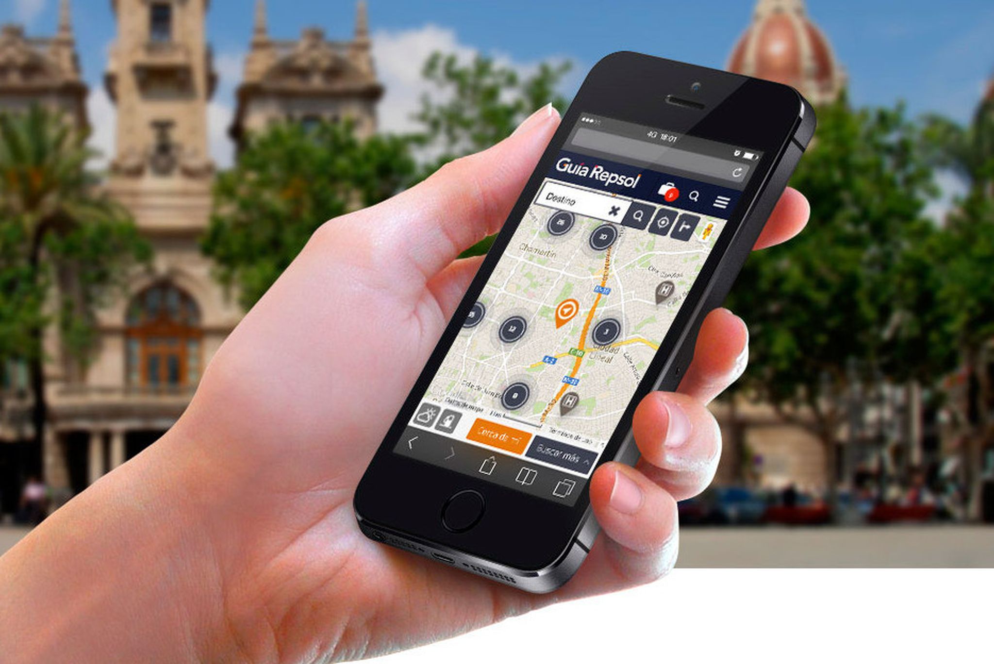 Cómo funciona la Guía Campsa (ahora Guía Repsol): enlaces, rutas y mapas