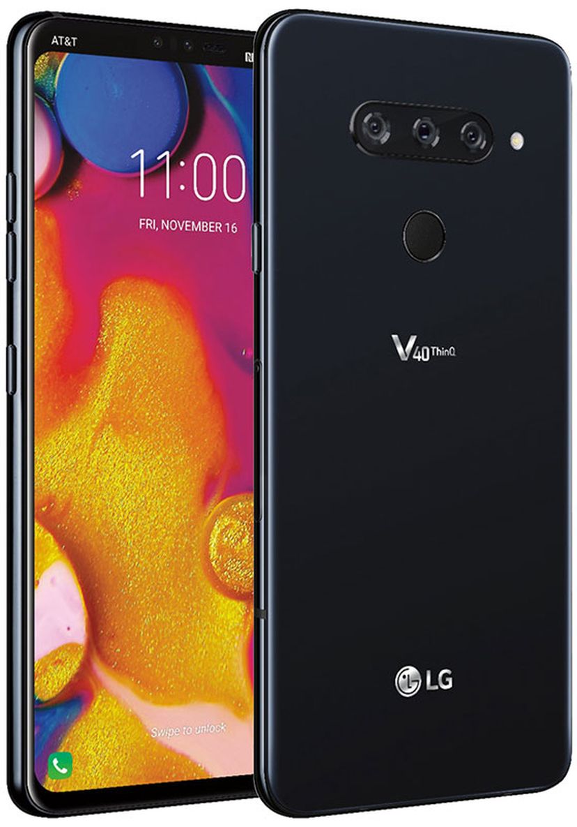 LG V40 ThinQ: render filtrado confirma las 5 cámaras y notch oculto