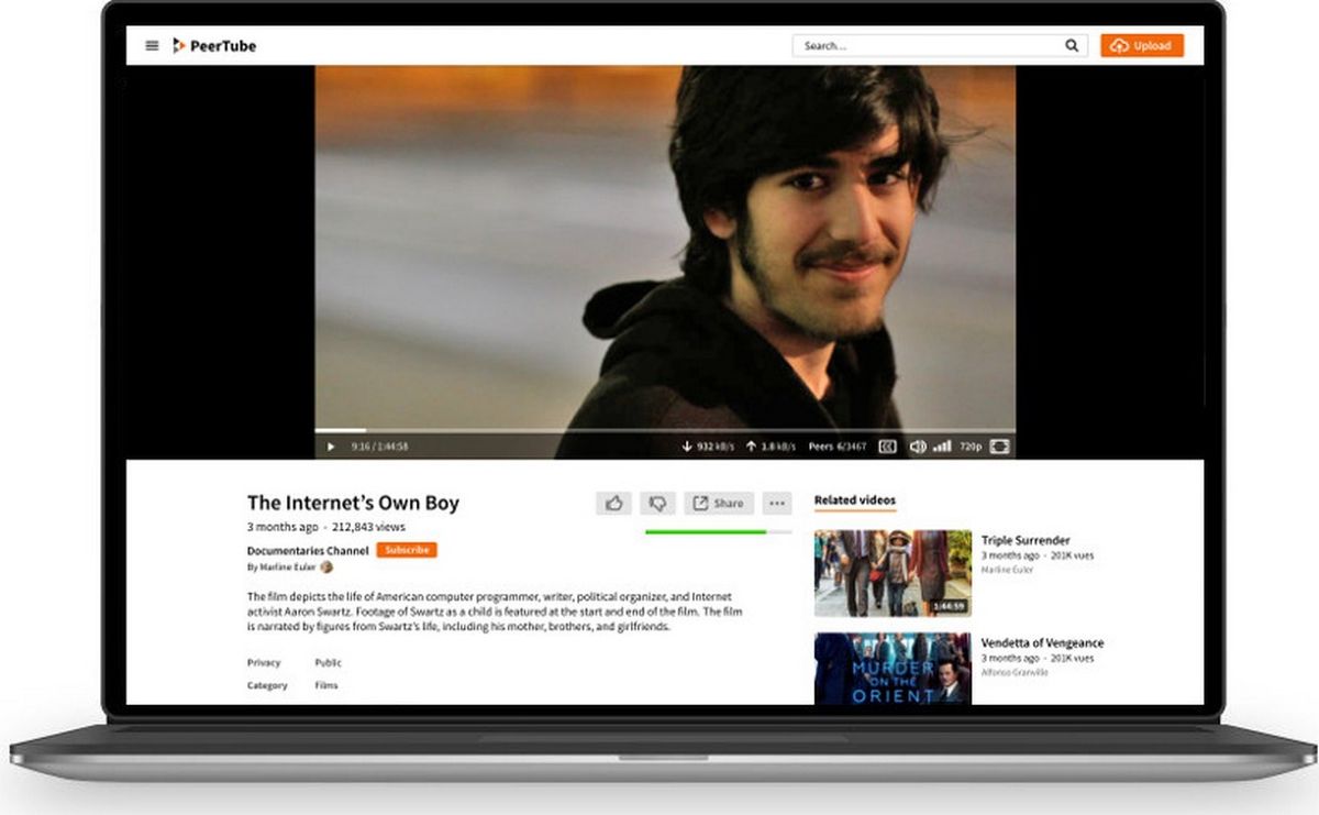 Así es PeerTube, la alternativa libre a YouTube