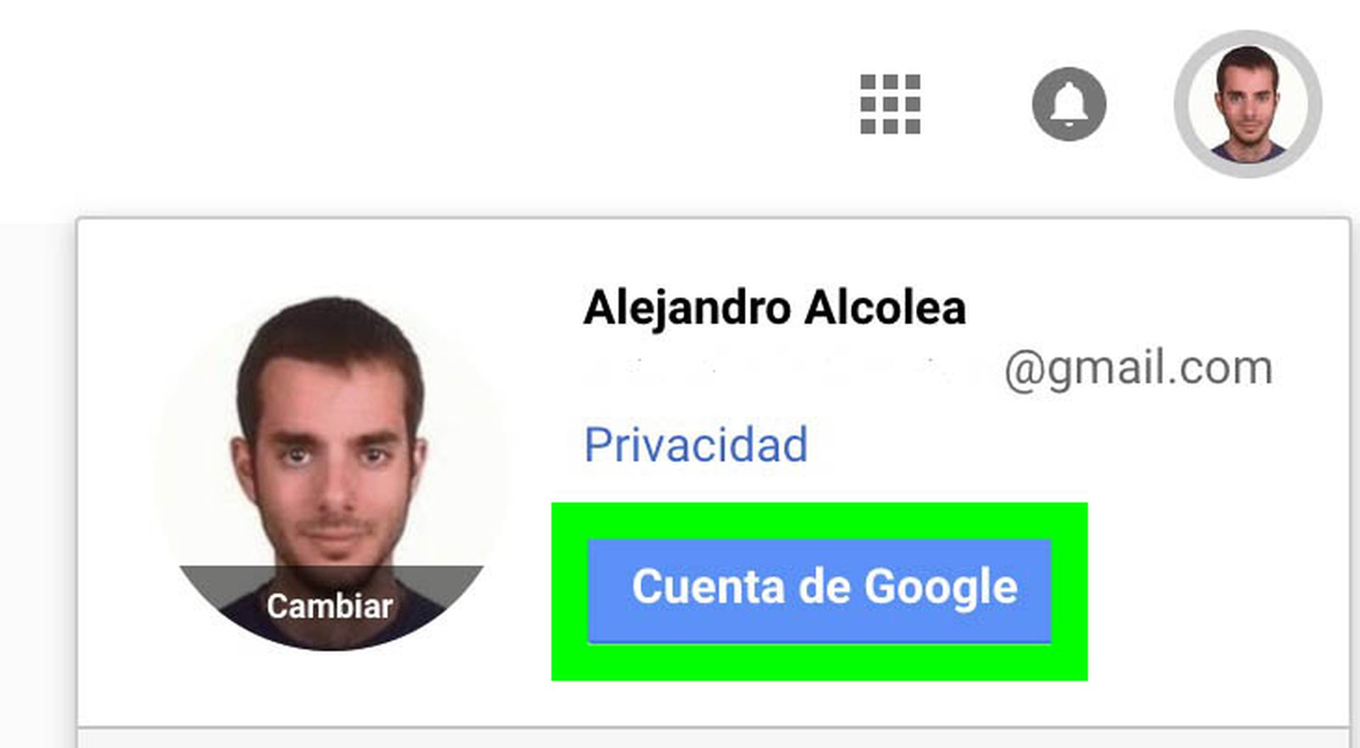 Cuenta de Google: estos son todos los ajustes que puedes configurar en ...