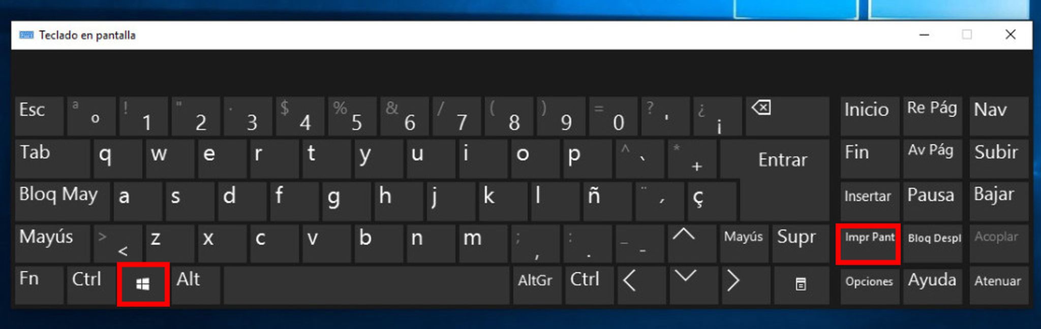 Cómo hacer una captura de pantalla en cualquier versión de Windows