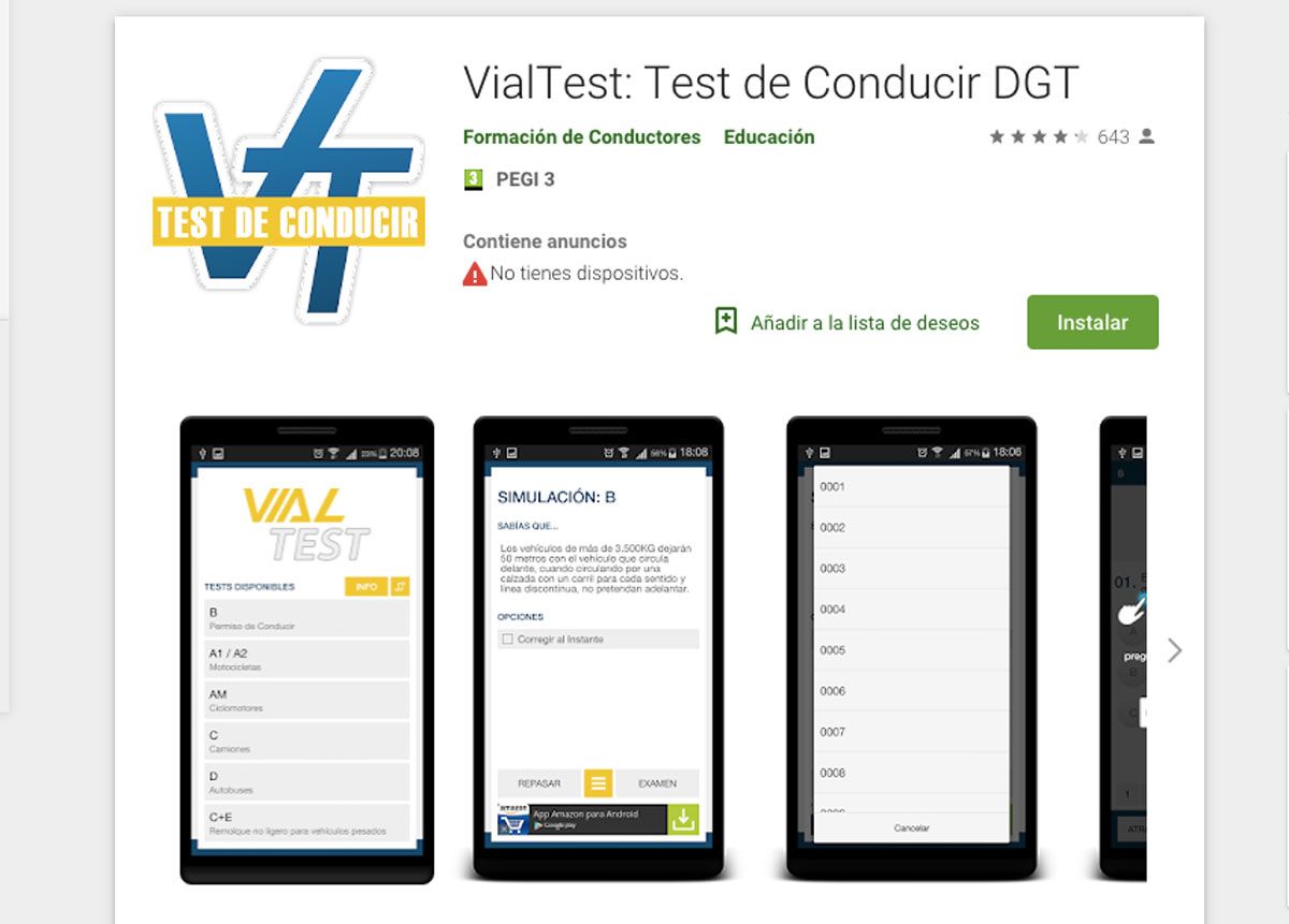 Las 5 mejores aplicaciones para hacer tests del carné de conducir