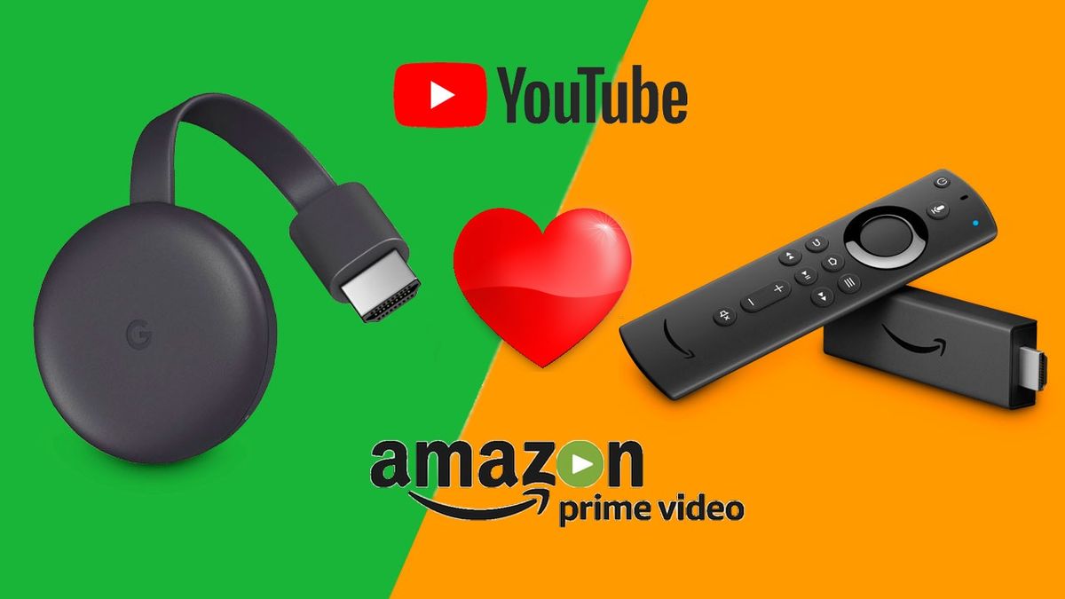 YouTube estará en Amazon Fire TV, y Amazon Prime Video en Chromecast