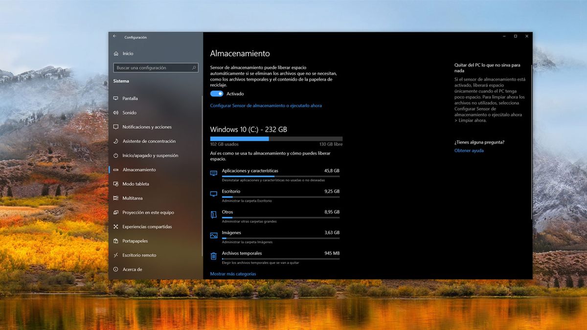 Cómo liberar espacio en tu PC Windows