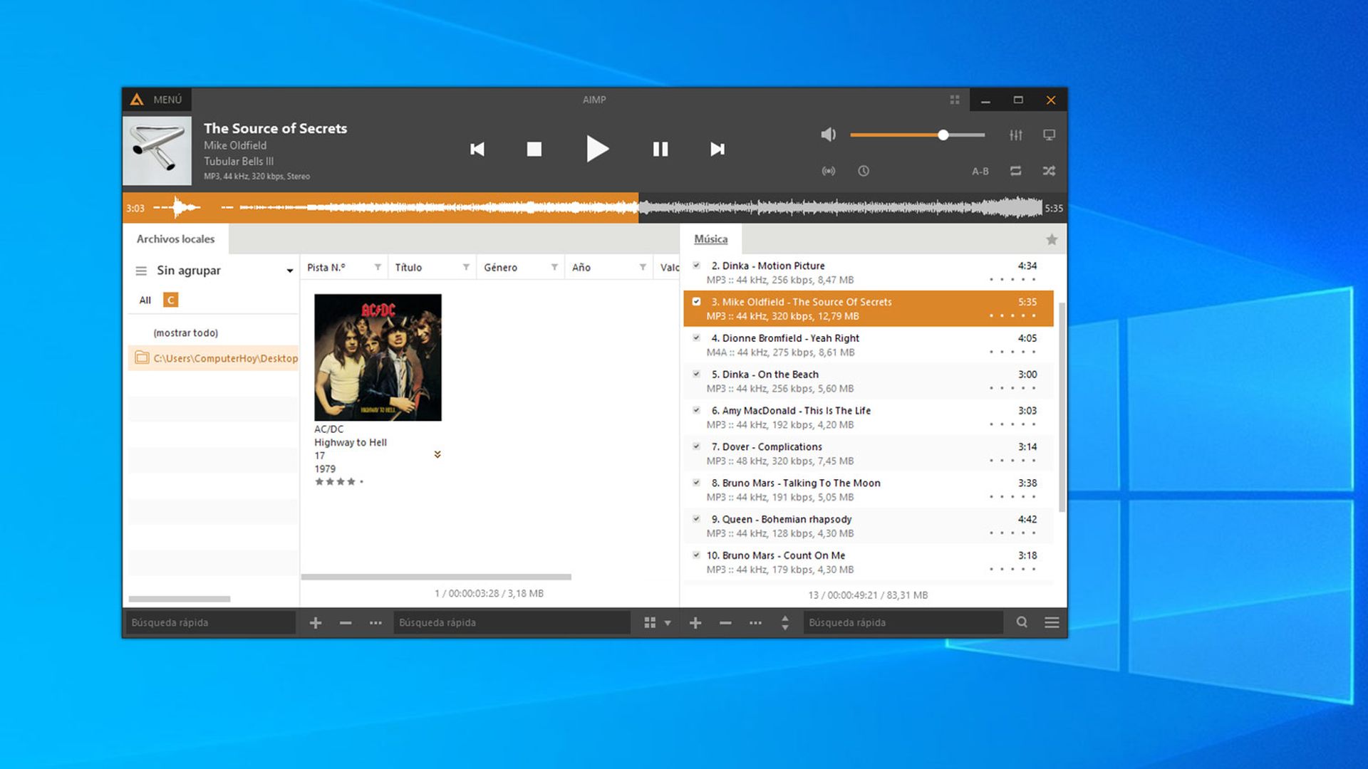 Los mejores reproductores de música gratis para Windows 10
