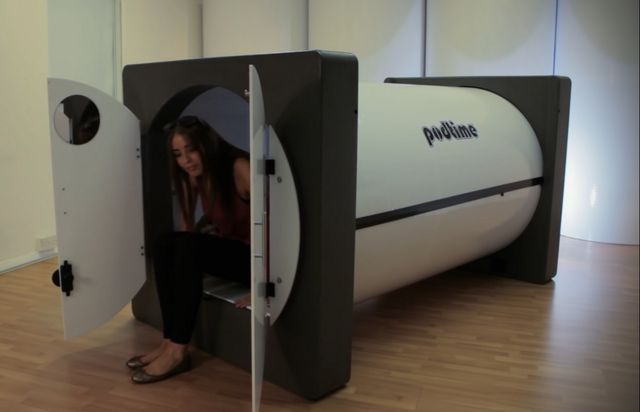 Podtime, la cápsula para dormir la siesta en el trabajo