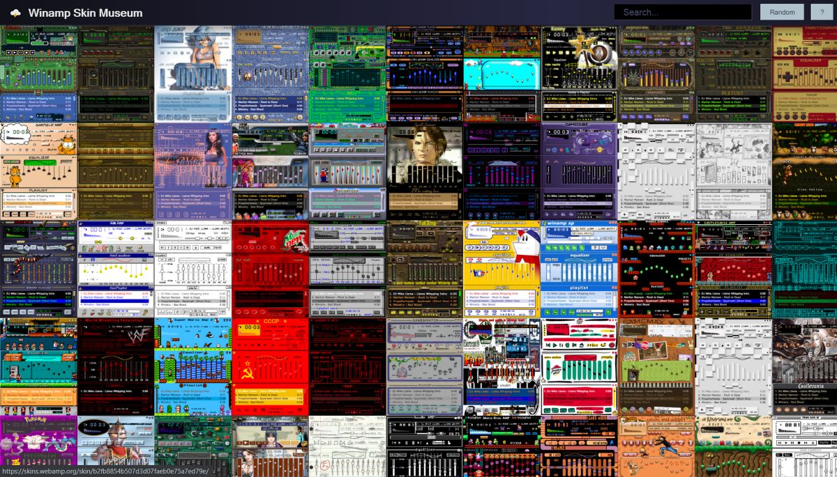 Abre el Museo de Skins de Winamp, ya puedes descargar más de 65.000 skins