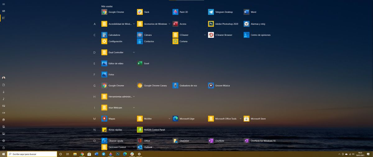 Cómo personalizar el menú de inicio de Windows 10