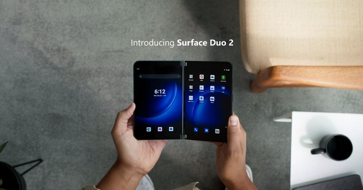 La Surface Duo 2 ya es una realidad, así es el teléfono con dos ...