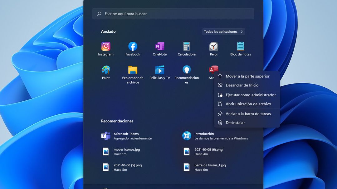 Cómo volver a colocar el menú de inicio de Windows 11 donde debería estar