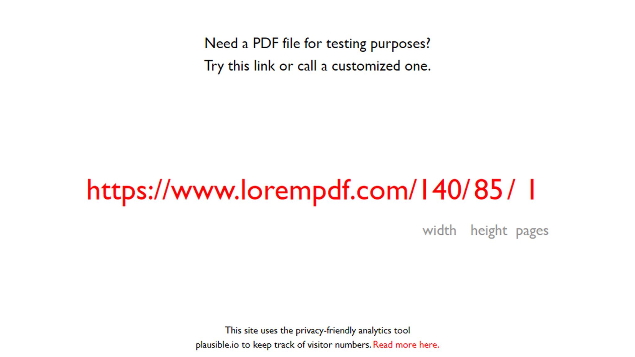 Lorem ipsum... cómo conseguir archivos dummy para hacer pruebas en todos los formatos