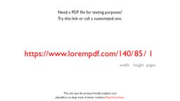 Lorem ipsum... cómo conseguir archivos dummy para hacer pruebas en todos los formatos