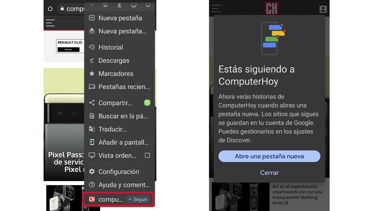 Cómo activar el lector de RSS oculto en Google Chrome