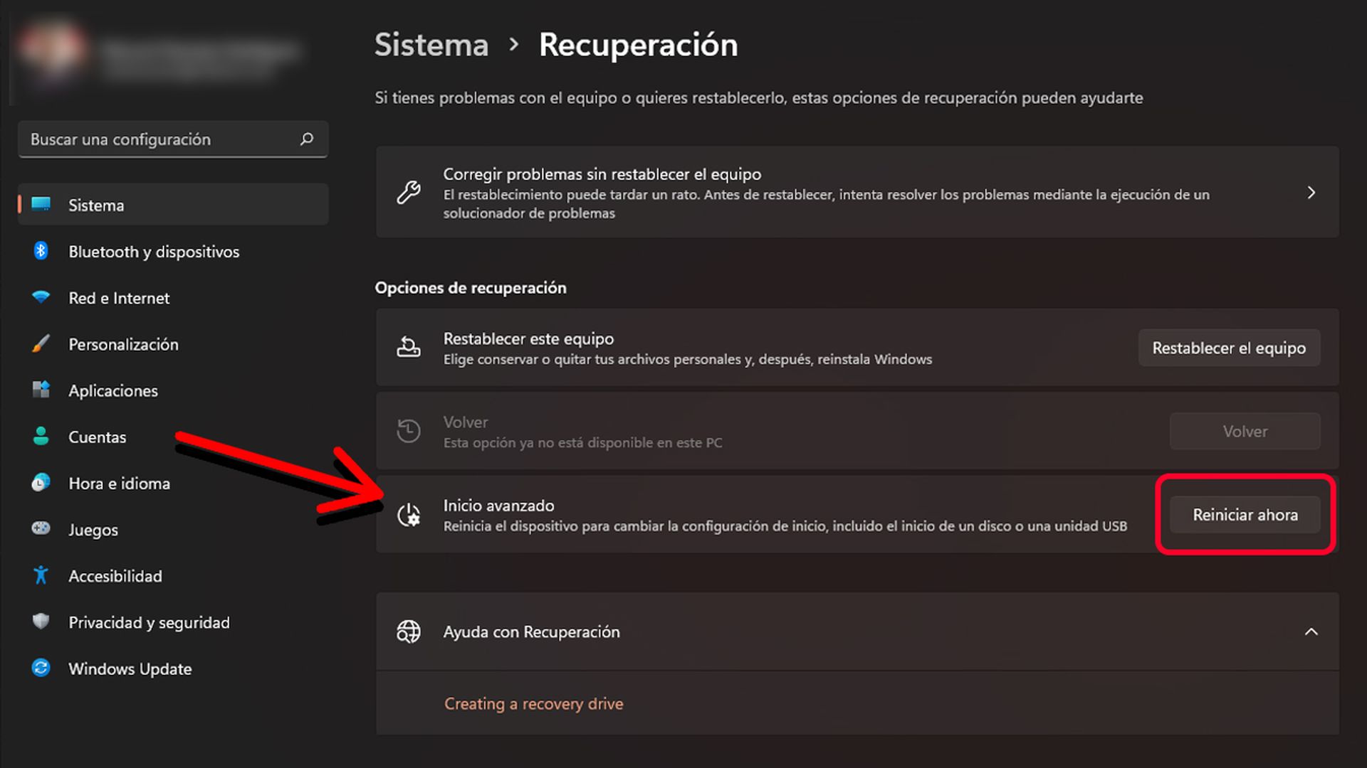 Cómo entrar en la BIOS desde Windows 10 o Windows 11