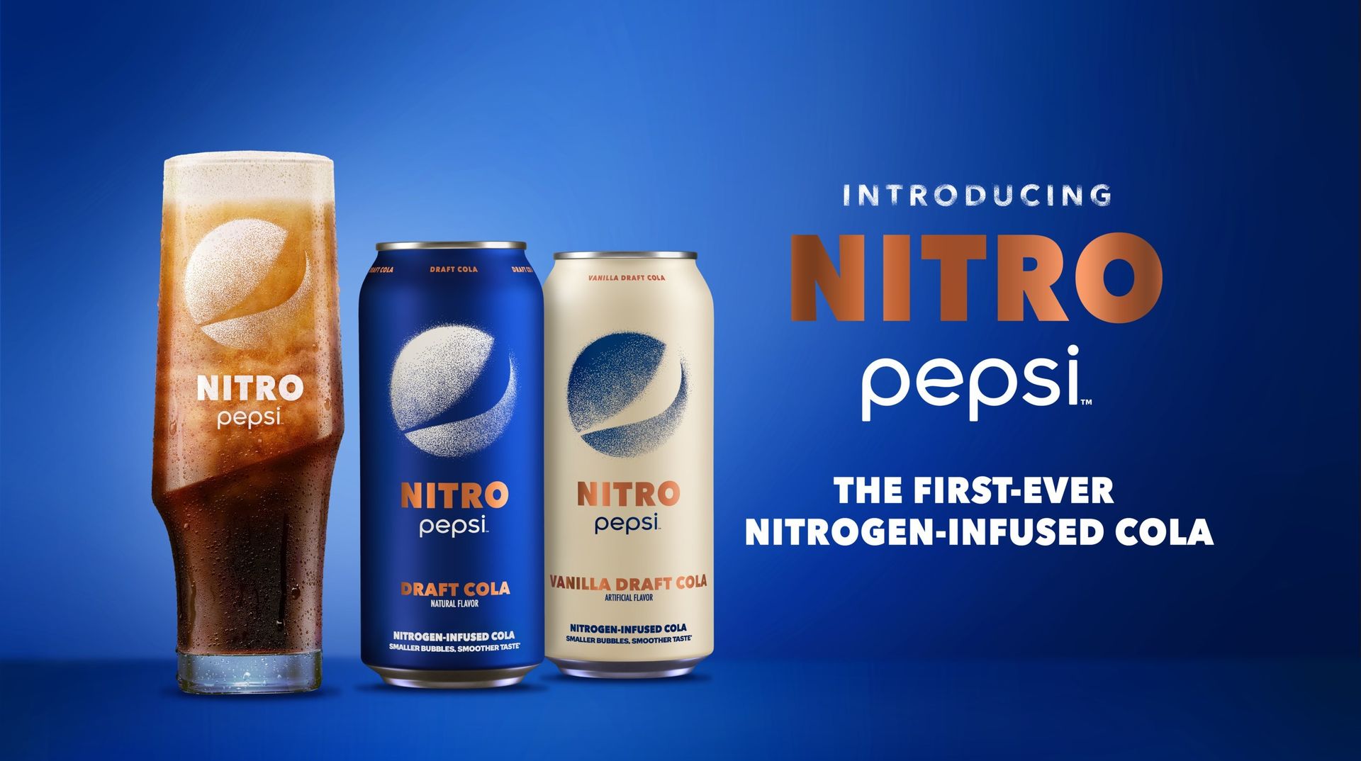 Pepsi lanza NITRO, el primer refresco comercial de cola infusionado con ...