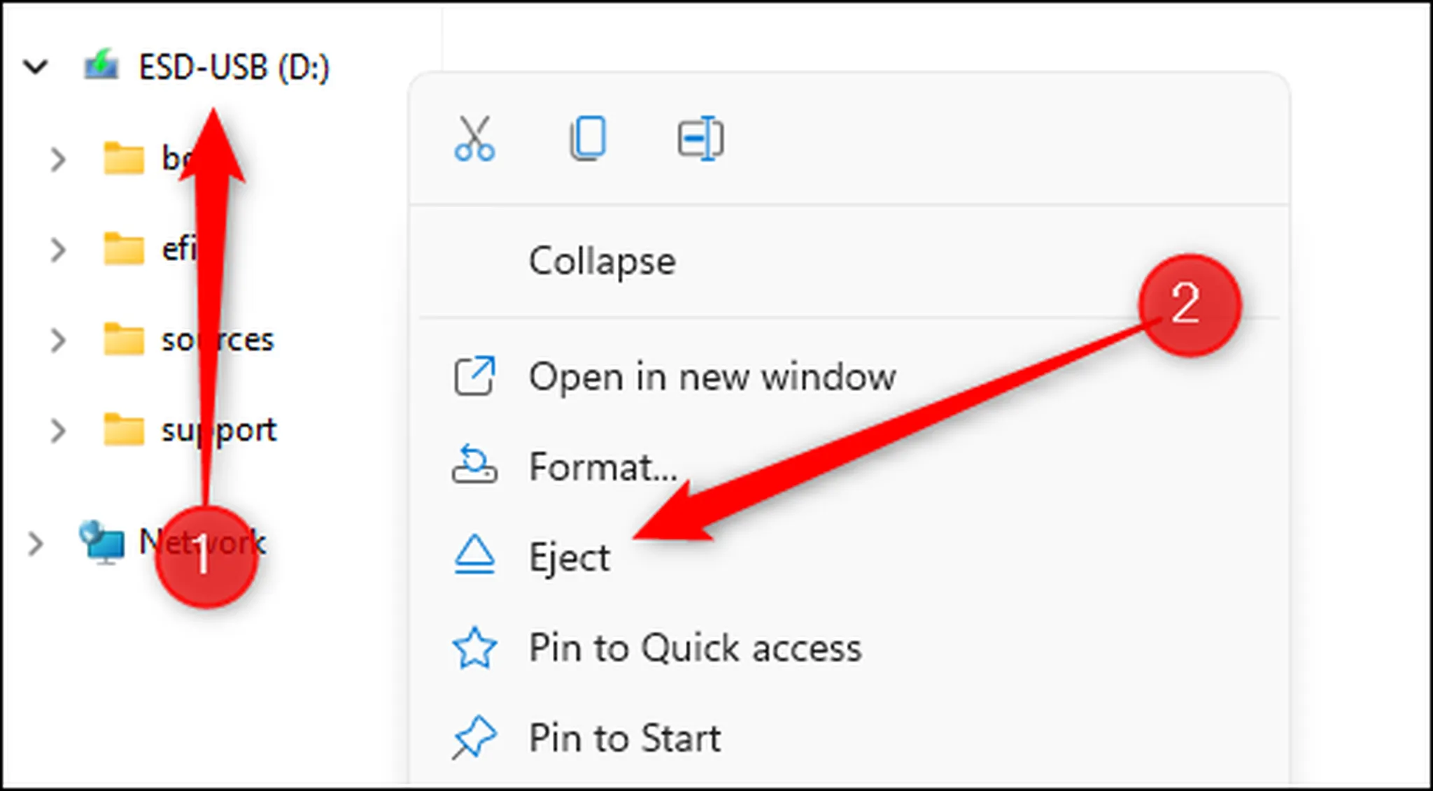 Formas seguras de expulsar un USB de Windows 11 sin arriesgar su contenido