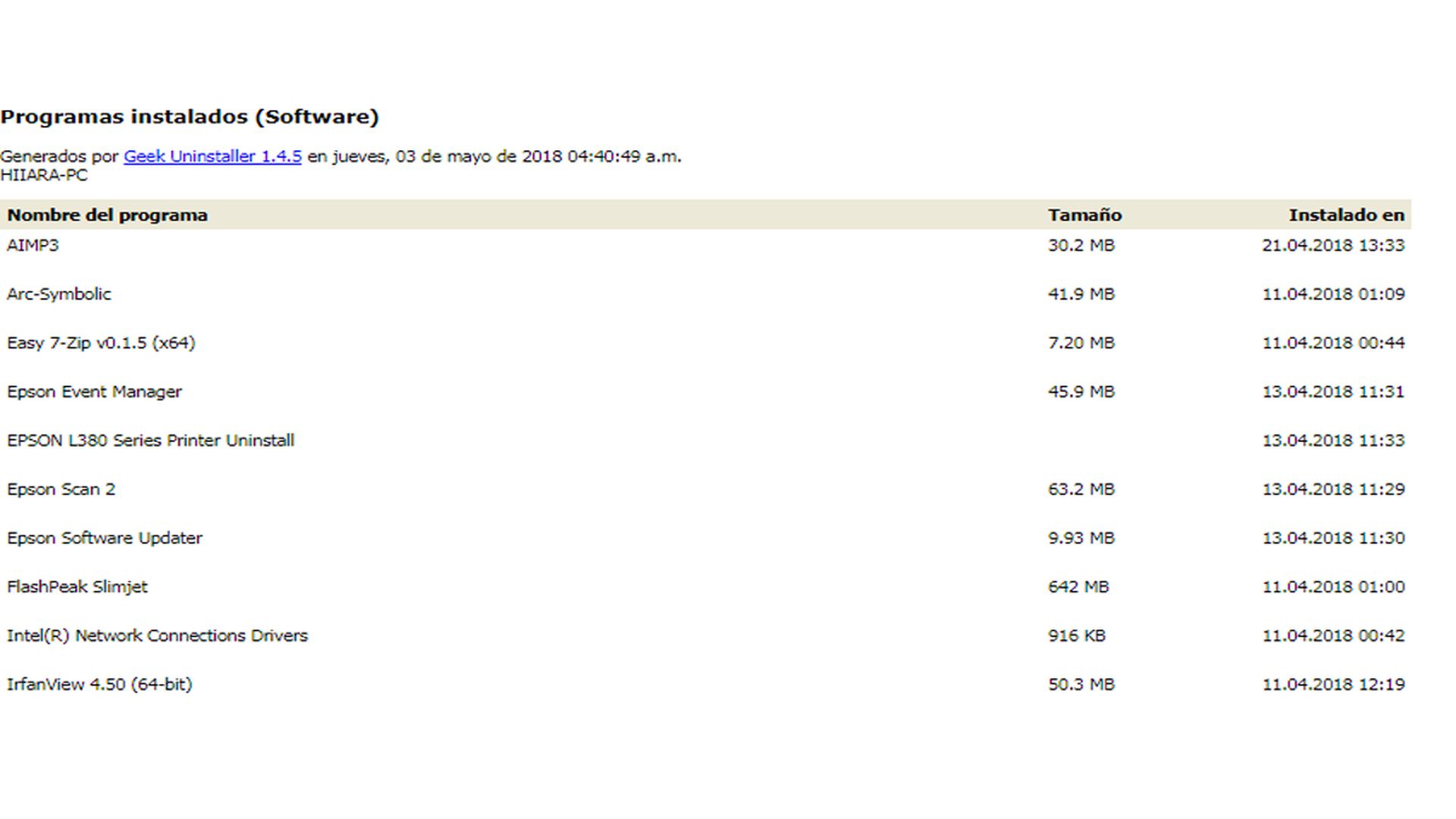 Cómo obtener una lista completa de todos los programas instalados en ...